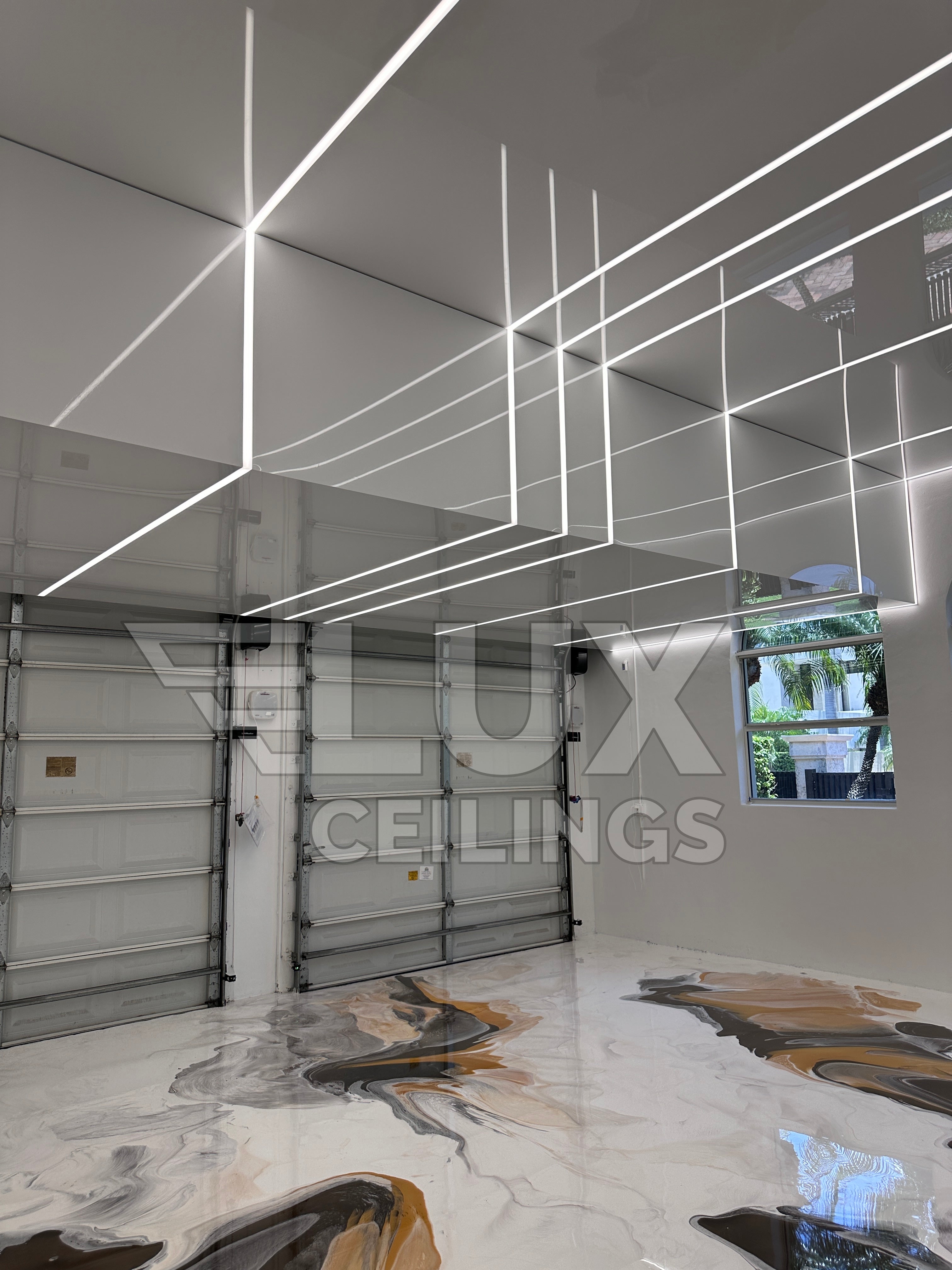 CUSTOM CAR GARAGE – LUX CEILINGS